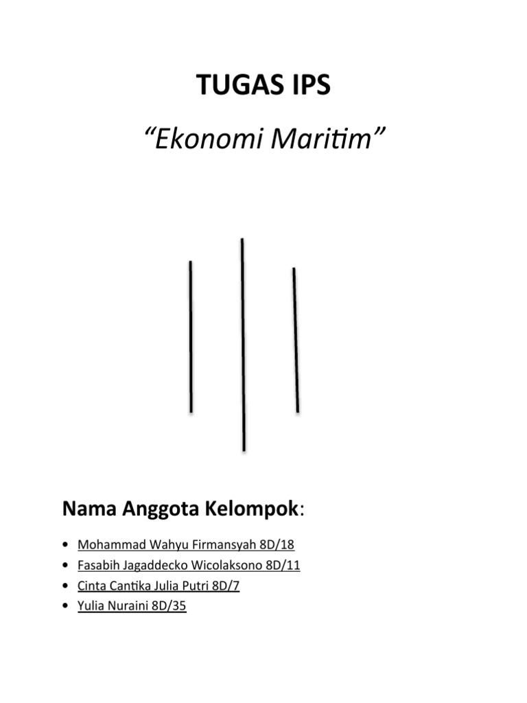 Ekonomi Maritim Indonesia | PDF | Ilmu Sosial