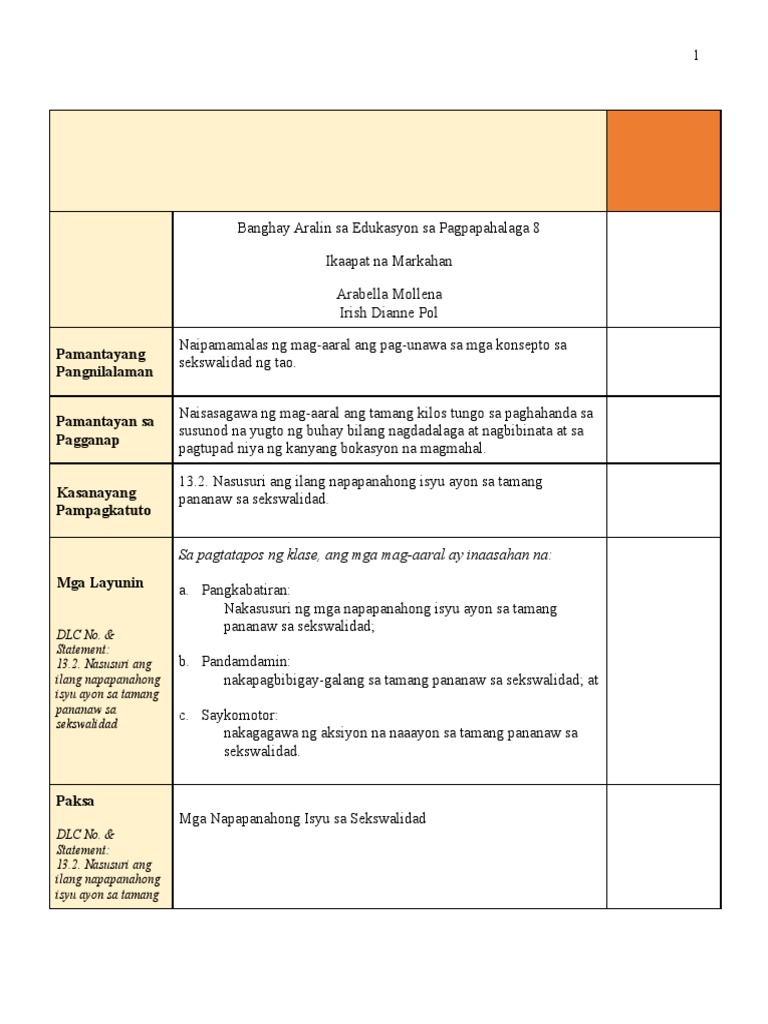 Pol Mollena Final Lesson Plan | PDF