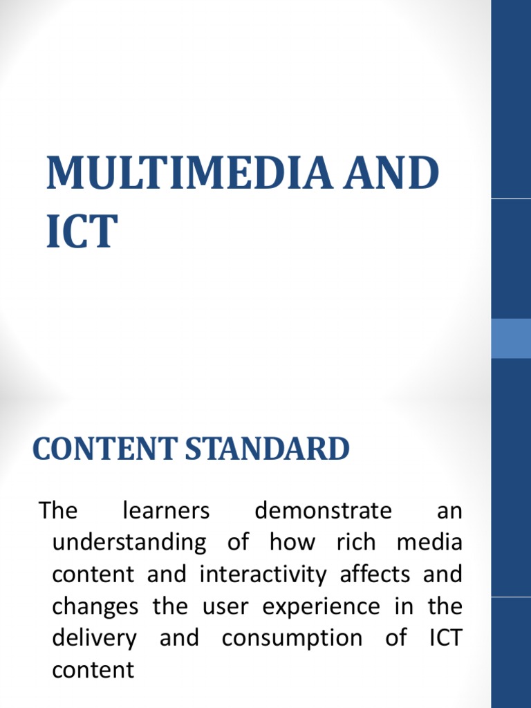 Multimedia and Ict | PDF | Multimedia | Educational Technology