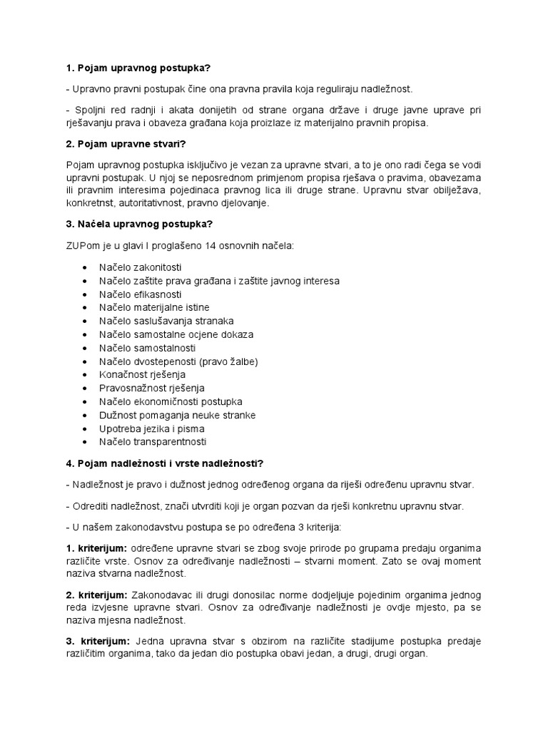 Uprava - 2. Dio | PDF