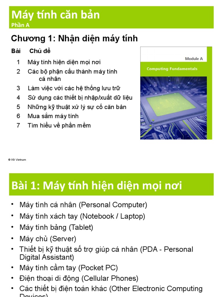 Unit 1 Recognizing Computers - VN | PDF