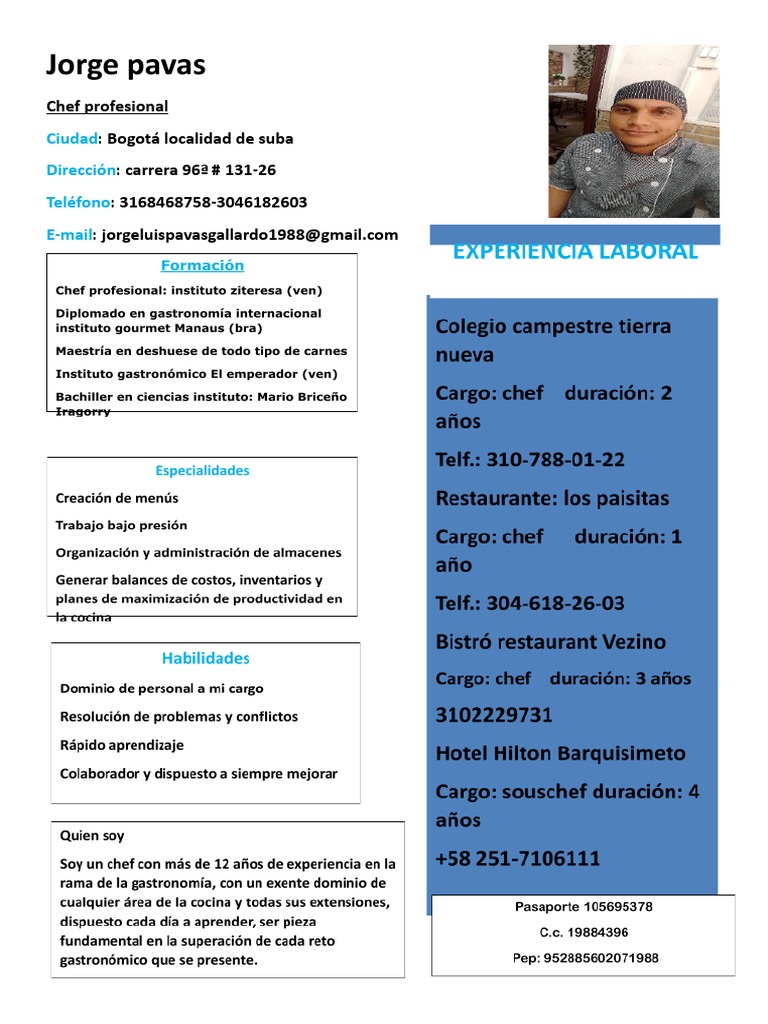 Computrabajo Hoja De Vida Pdf
