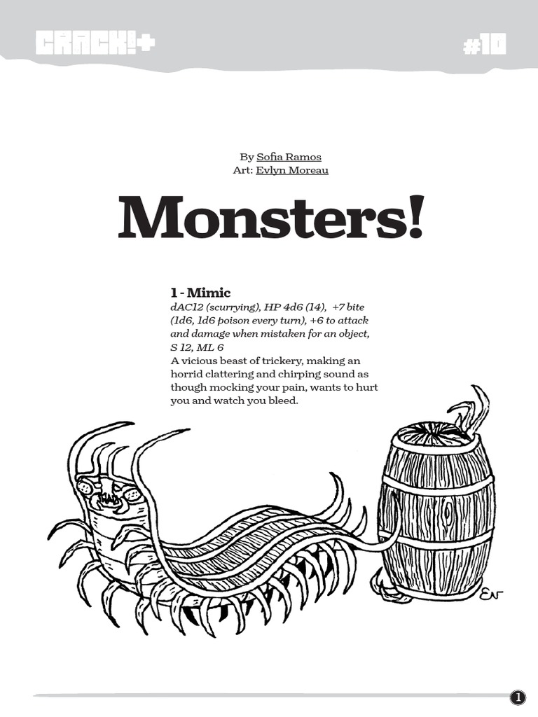 Crack! 3 Monsters! | PDF