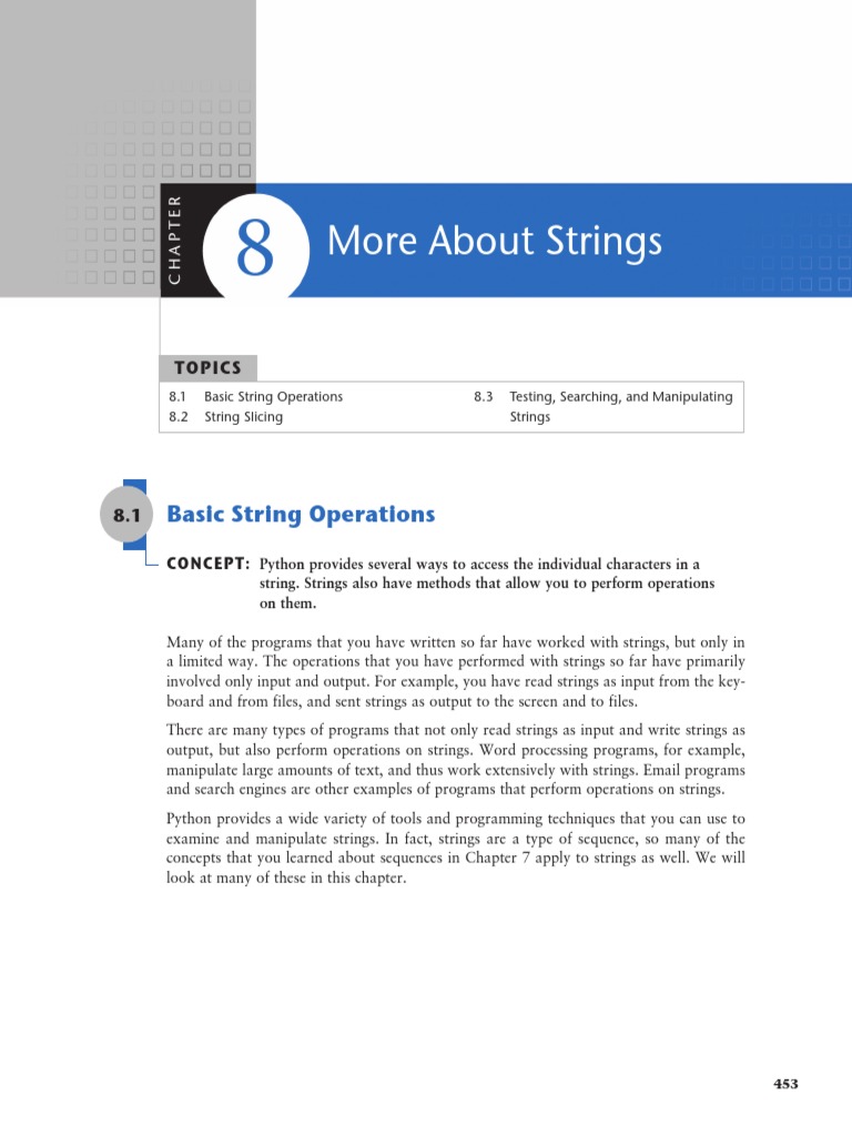 CH08 - Starting Out With Python | PDF