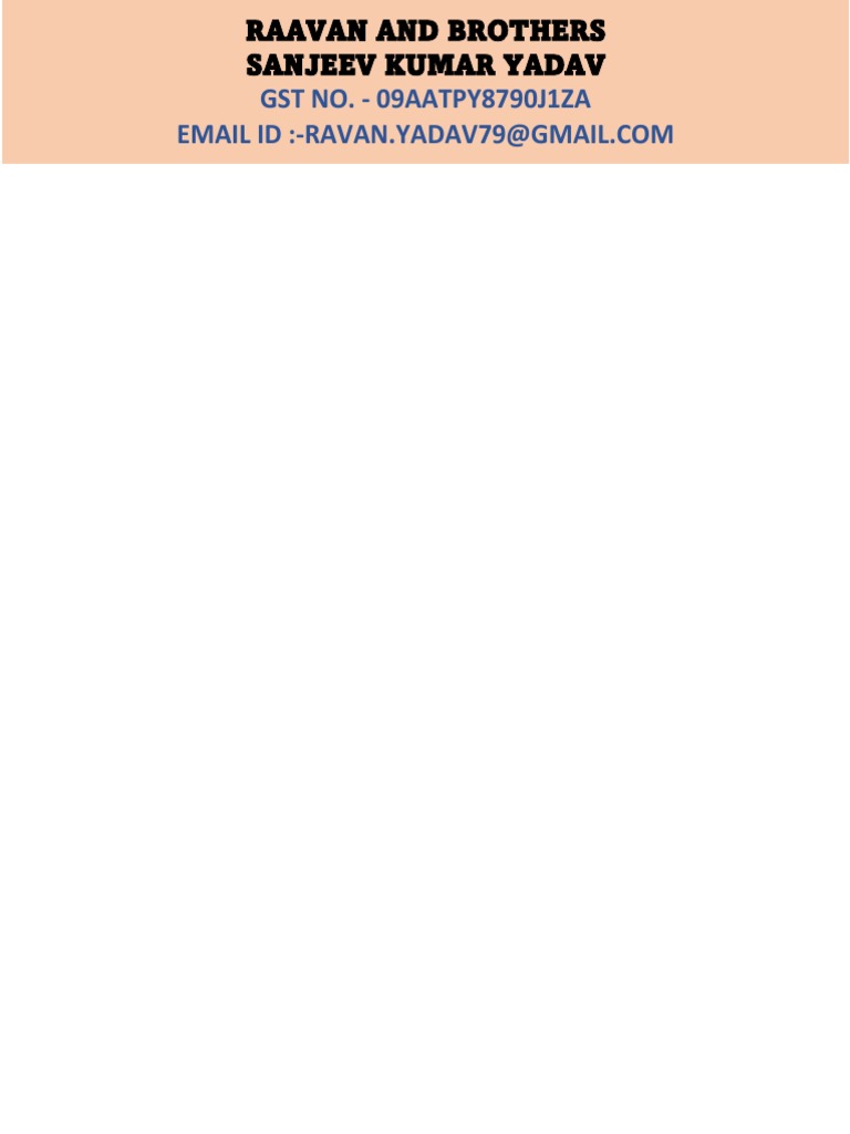 Letter Head Format | PDF