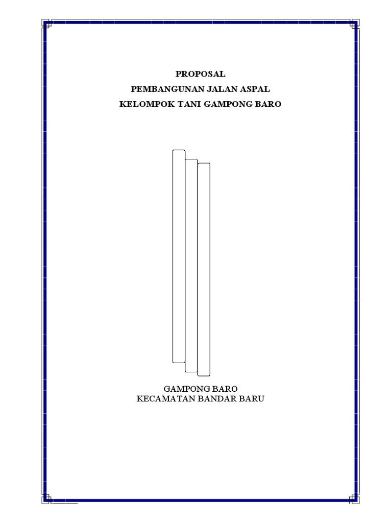 Proposal Jalan | PDF