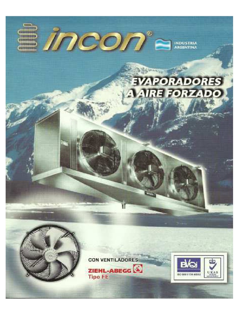 Evaporadores Incon | PDF