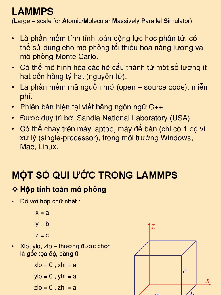 LAMMPS-MD Simulation | PDF