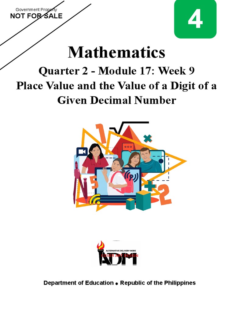 Math4 q2 Mod17 Placevalueandvalueofadigit v2-2 | PDF | Numbers | Decimal