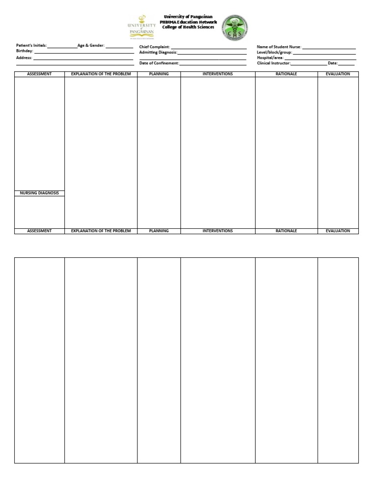 NCP Final Form | PDF