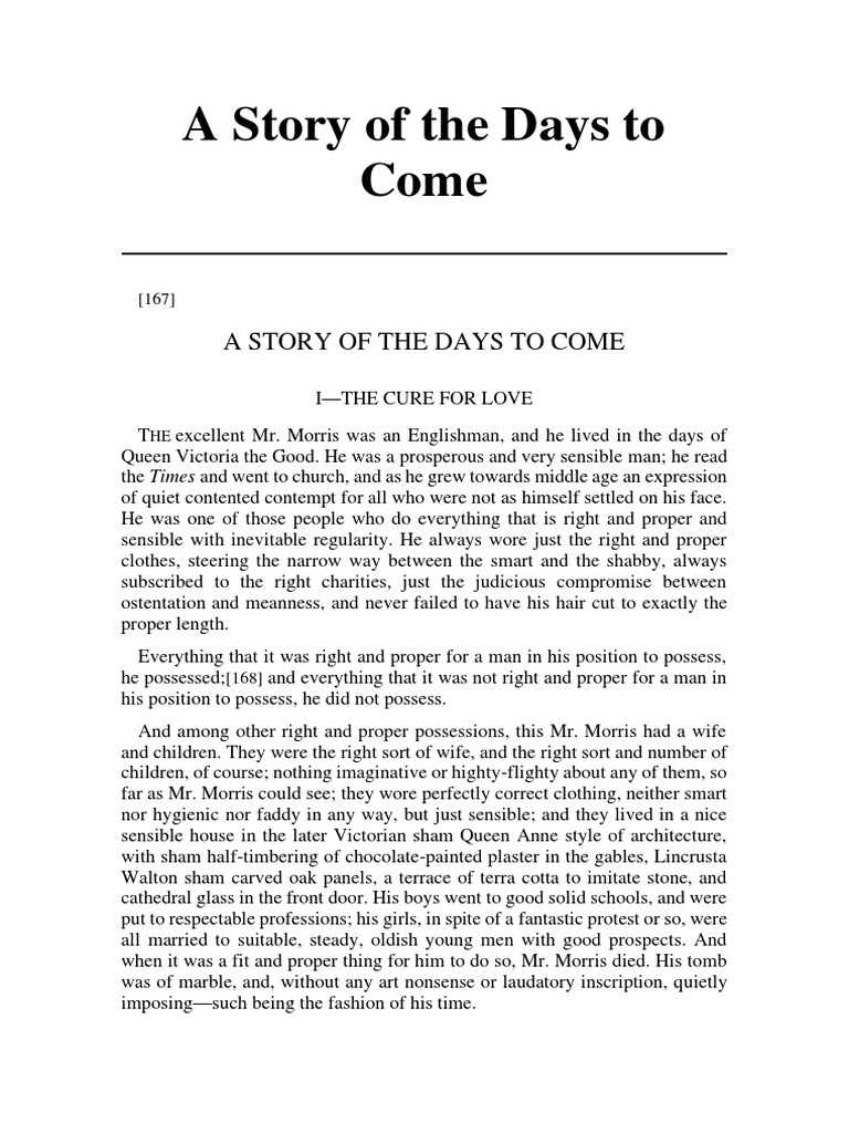 A Story of Days To Come | PDF