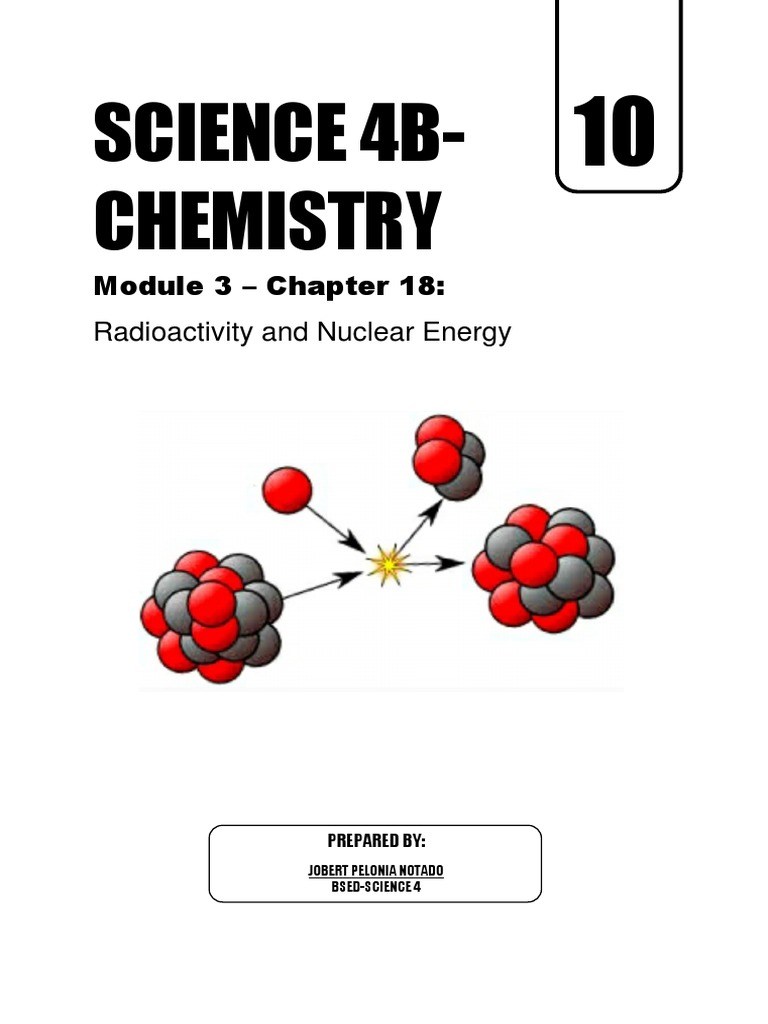 Radioactivity and Nuclear Energy Module | PDF | Radioactive Decay ...