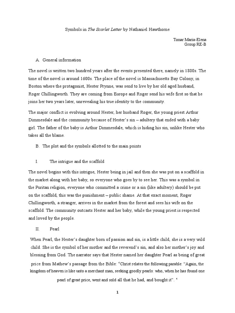 The Scarlet Letter | PDF | The Scarlet Letter