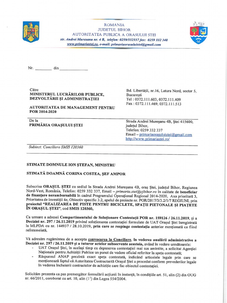 6 Invitatie Conciliere | PDF