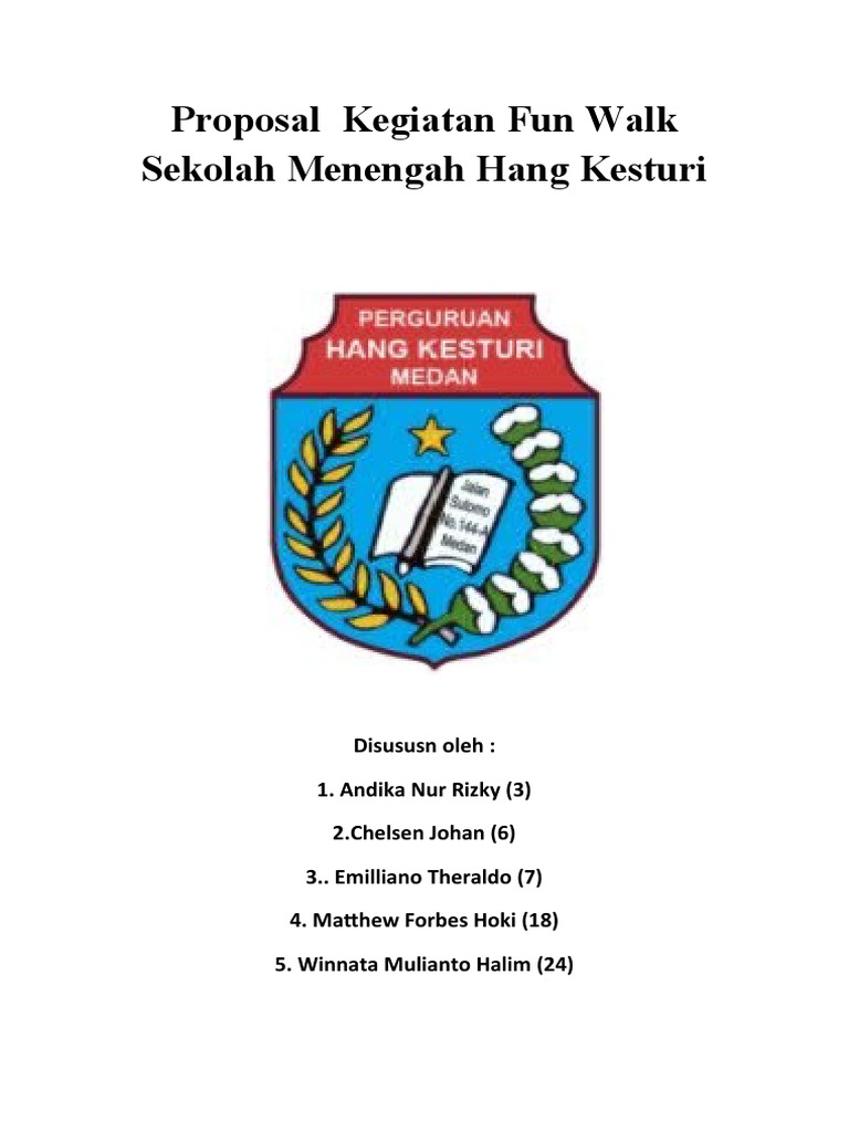 Proposal Kegiatan Fun Walk (3) 092834 | PDF | Perjalanan