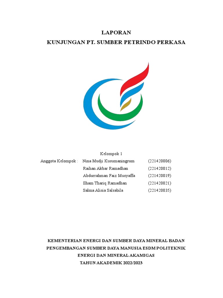Lap. Kunjungan REF 1A - CPP Gundih - Kelompok 1 | PDF