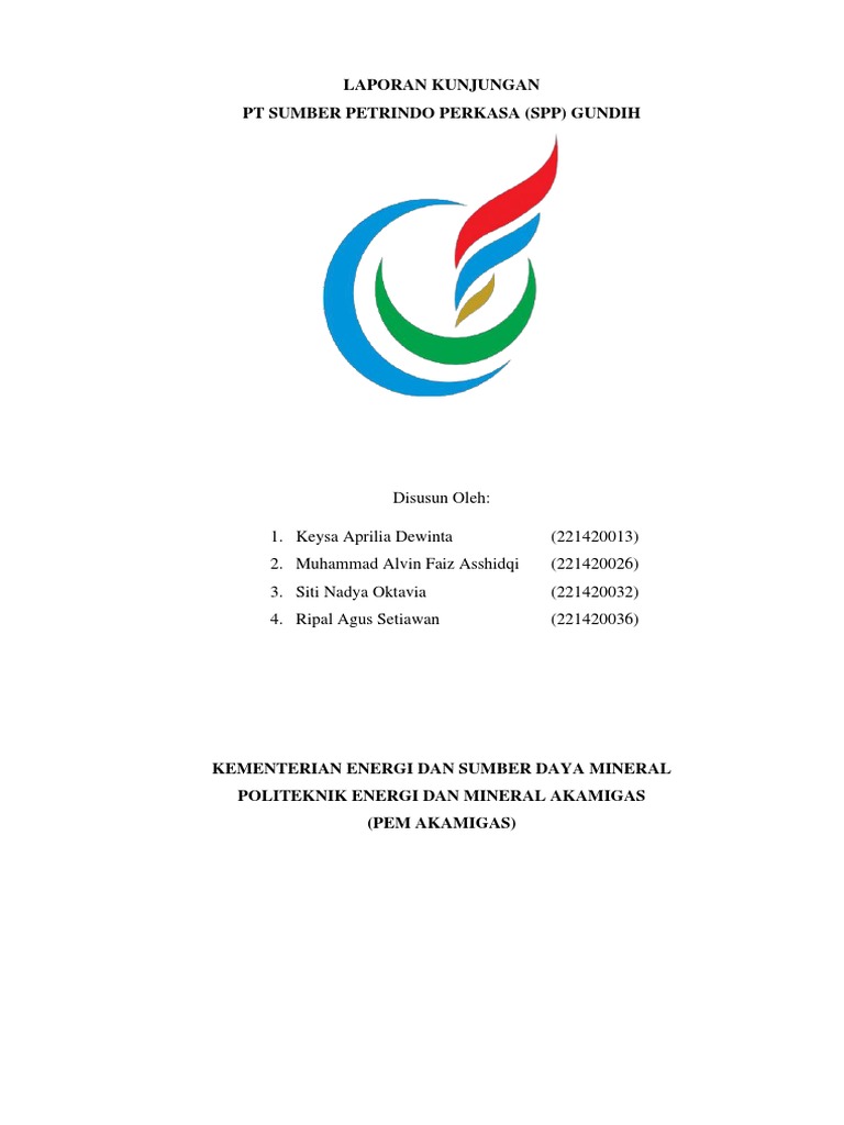 Lap. Kunjungan REF 1A - CPP Gundih - Kelompok 2 | PDF