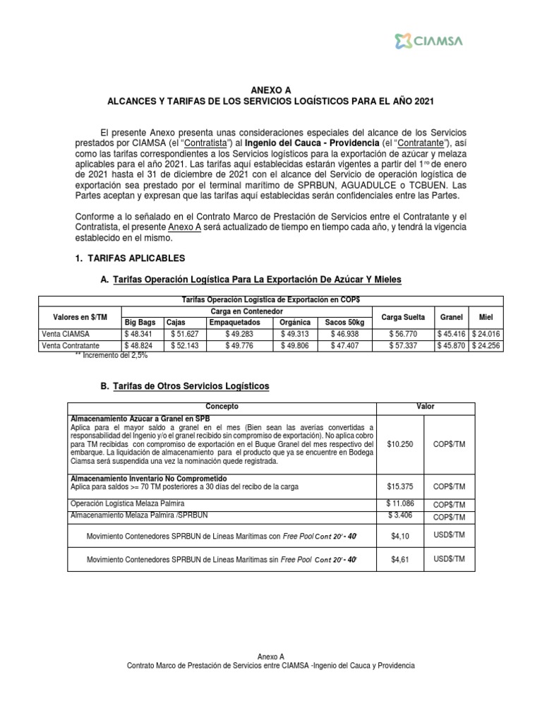 Cotización de Servicios Logisticos | PDF | Logística | Inventario