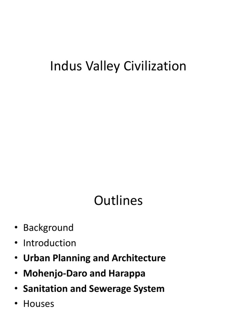 Indus Valley Civilization's Advanced Town Planning | PDF