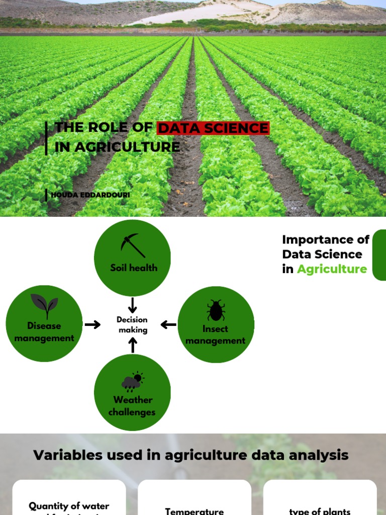 Importance of Data Science in Agriculture | PDF | Wellness | Science ...