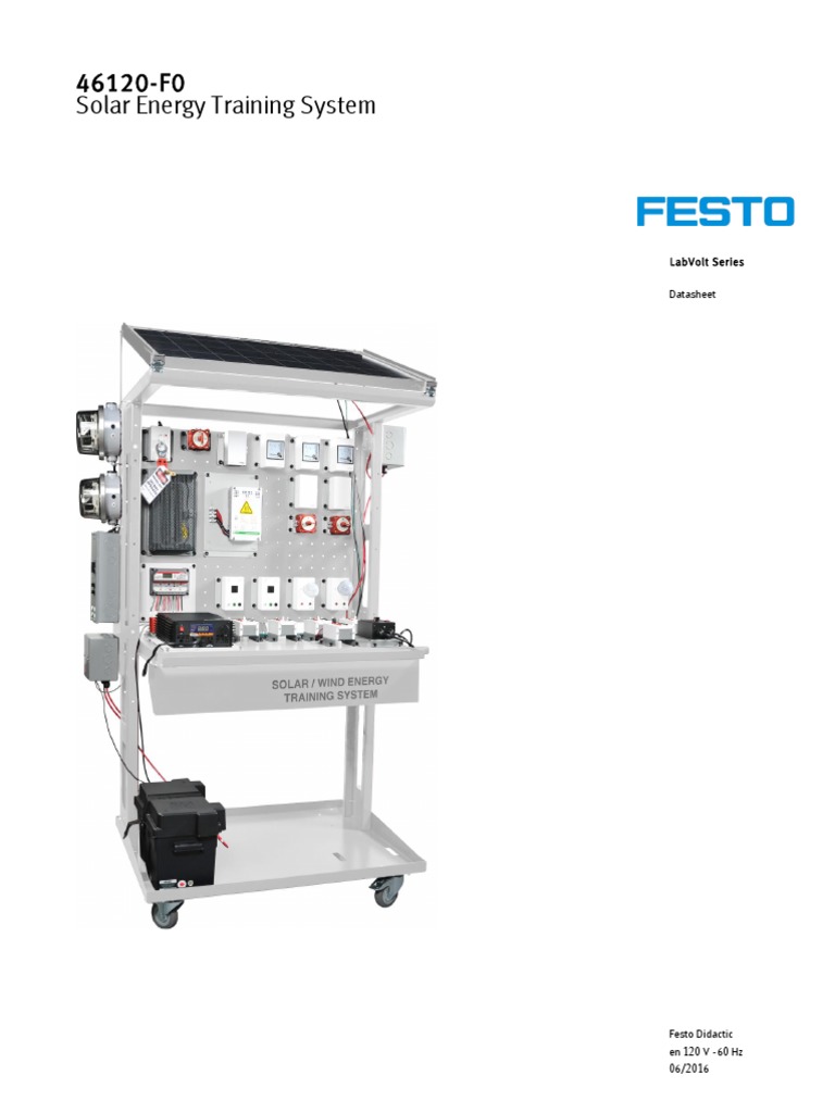 f0 Solar Energy Training System | PDF | Solar Power | Power Inverter