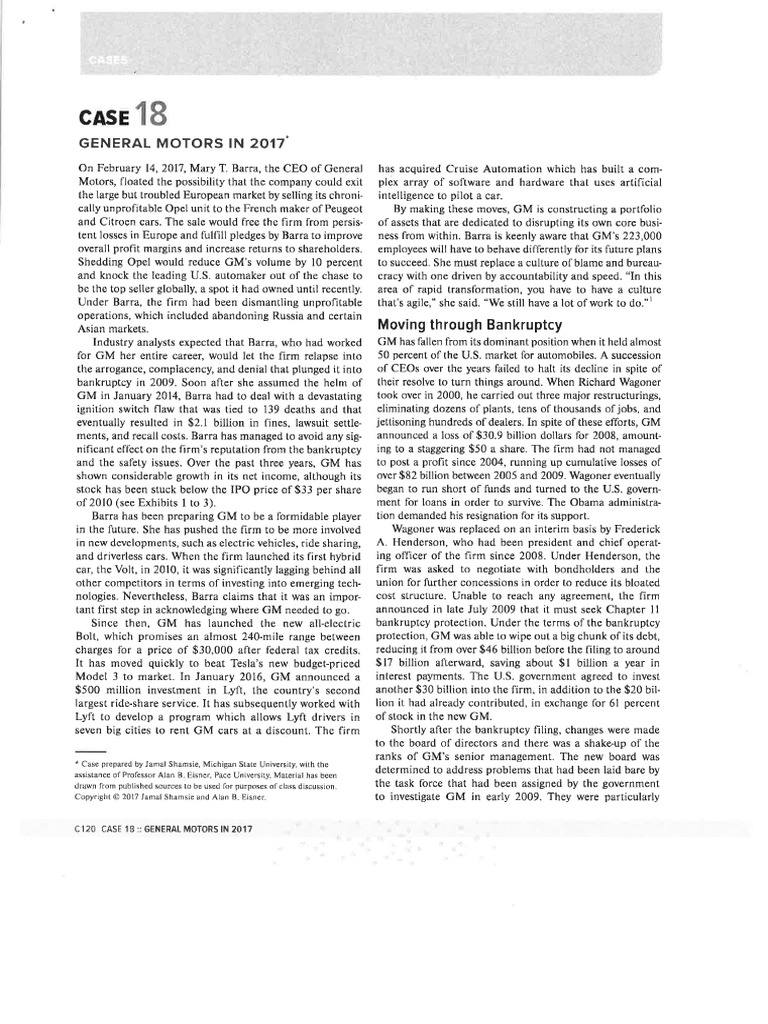 G1 - General Motors | PDF