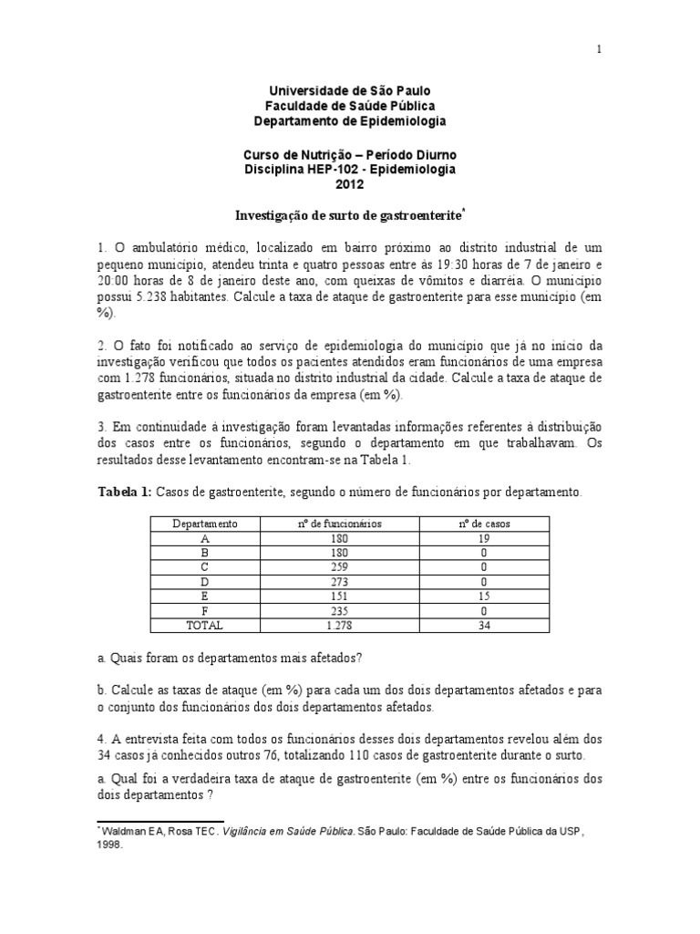 AULA 4 - DI - Exercícios - Geca - Gabarito Surto Dta | PDF