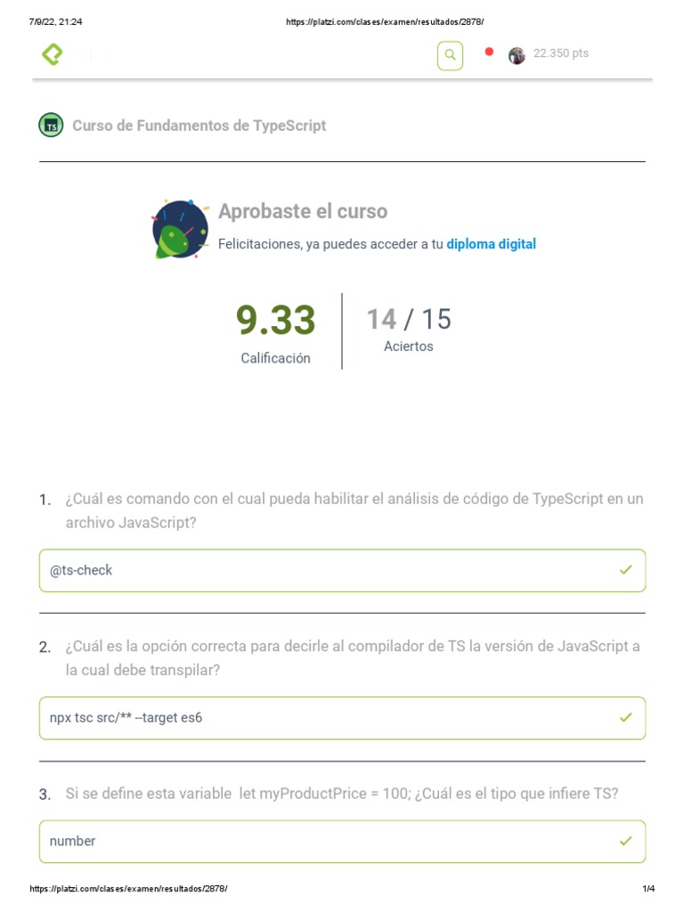 Curso de Fundamentos de TypeScript | PDF | Programación de computadoras ...