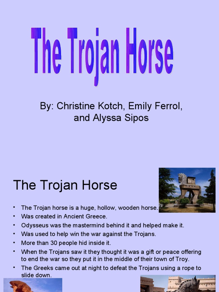Greek Myths: Trojan Horse & War | PDF