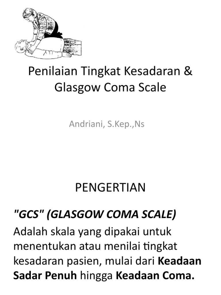 ANDRI - GCS Dan TK Kesadaran | PDF