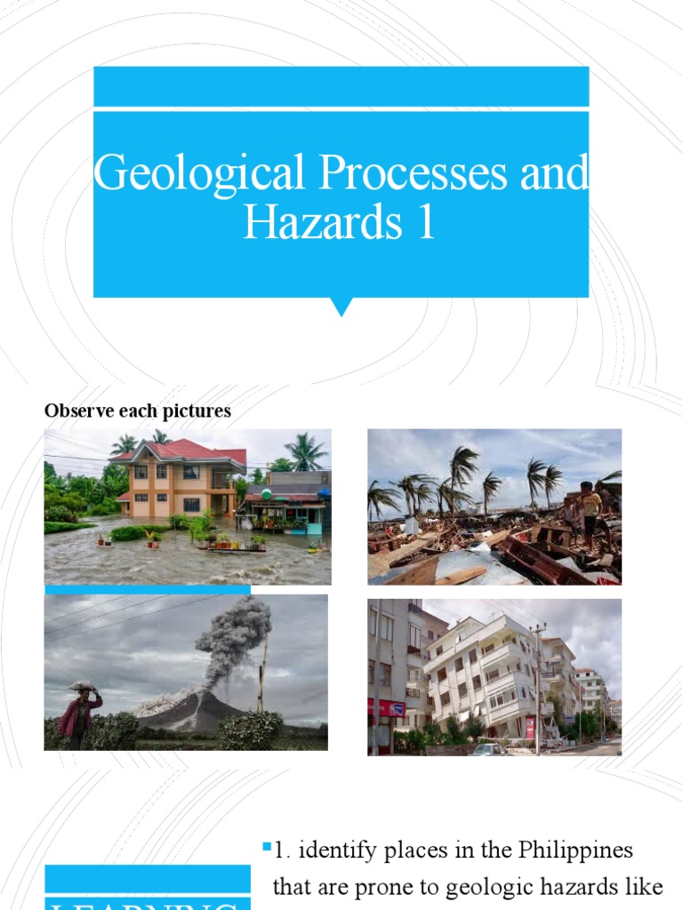 Geological Processes and Hazards 1 | PDF | Volcano | Geology