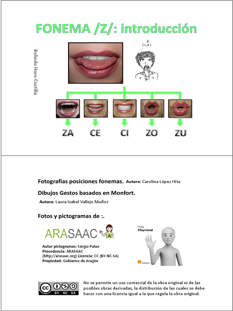 INTRODUCCION Fonema Z Monfort Doble | PDF