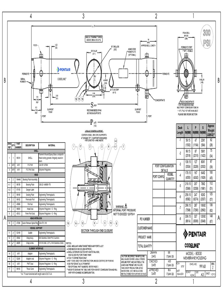 Codeline Drawing 80S30 | PDF