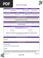 Modelo de PROGRAMA para Actividades Scout | PDF