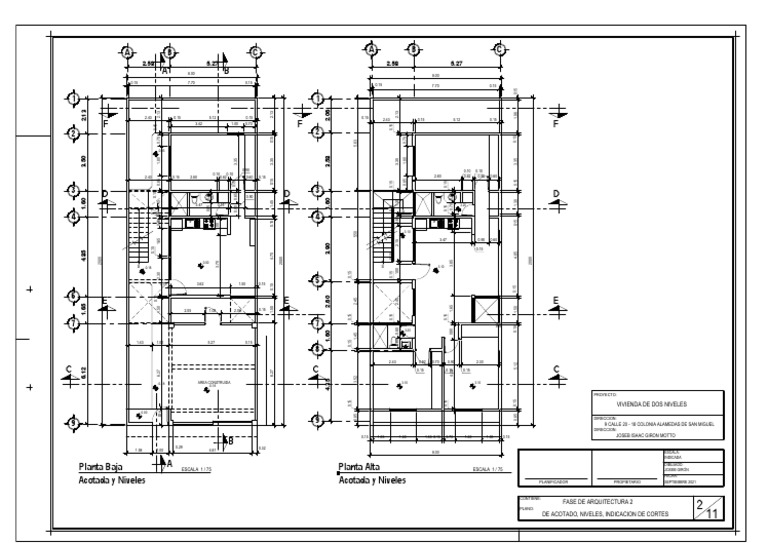 02 PLANO DE PLANTAS ACOTADAS-Model | PDF