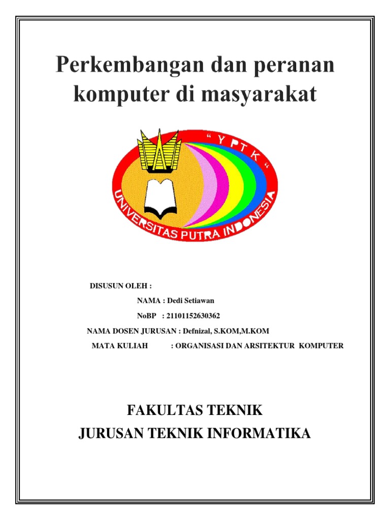 Peranan Komputer Dalam Masyarakat | PDF | Bisnis | Seni
