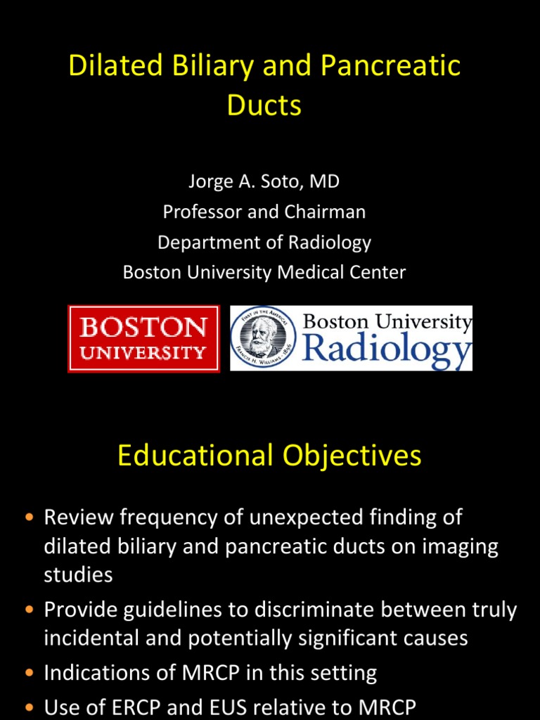 Dilated Biliary and Pancreatic Ducts | PDF