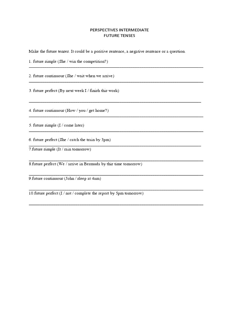 Perspectives Intermediate | PDF