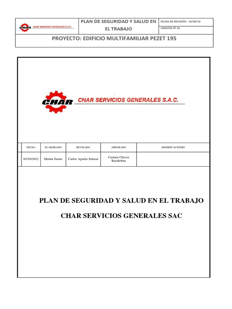 Plan de Seguridad | PDF | Seguridad y salud ocupacional | Valores