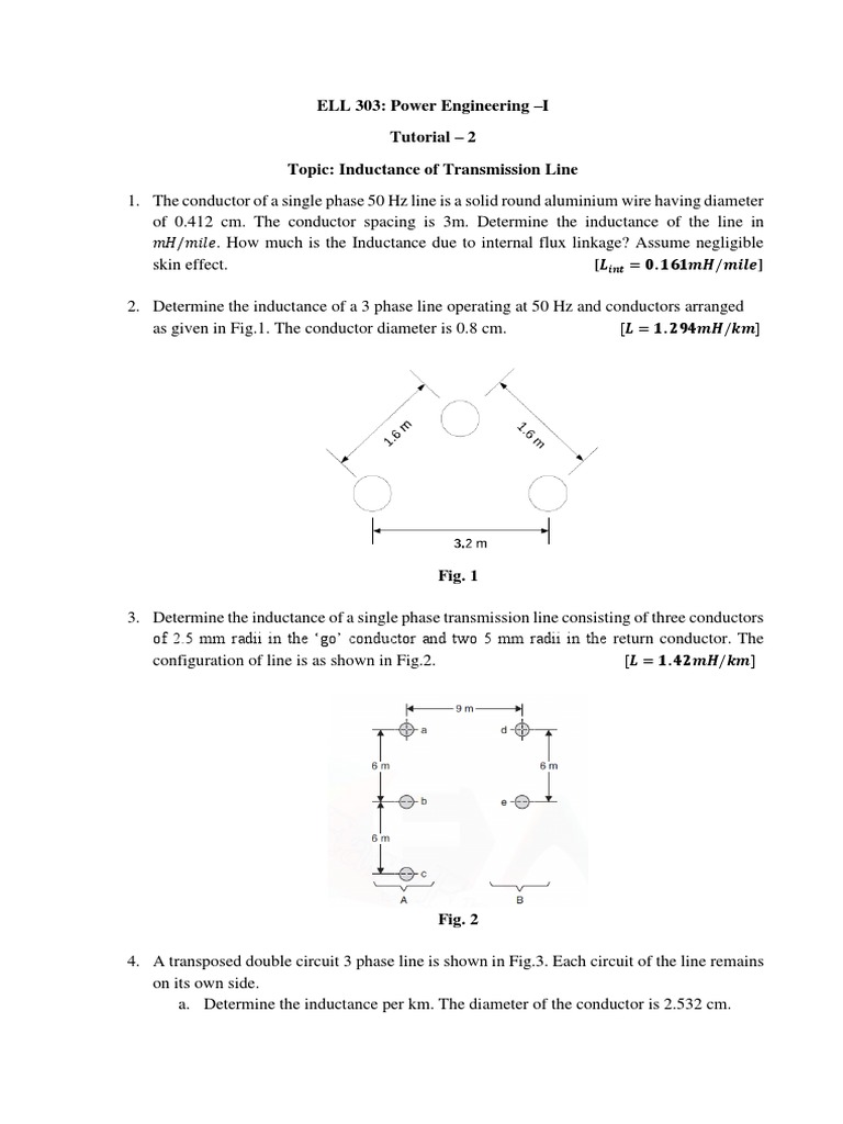 ELL303 Tutorial2 | PDF