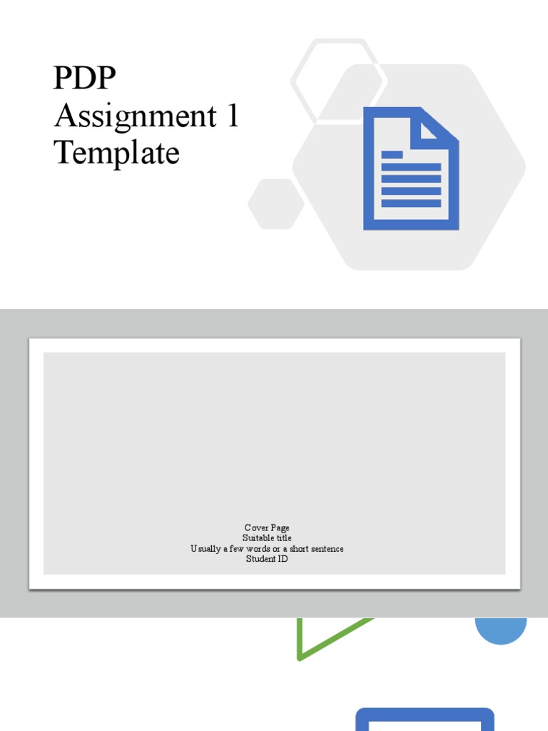 PDP Assignment 1 Template | PDF | Swot Analysis | Cognition