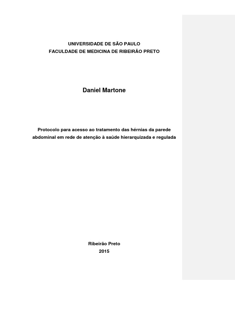 Dissertação Mestrado-Daniel Martone | PDF