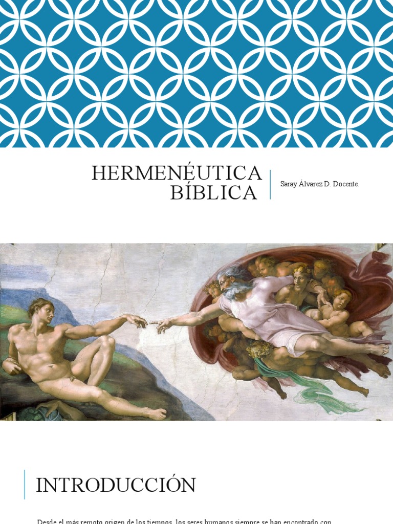 Hermenéutica Bíblica | PDF | Hermenéutica | Biblia