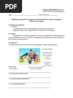 q2 Cot Filipino Week 2 Patinig Katinig | PDF