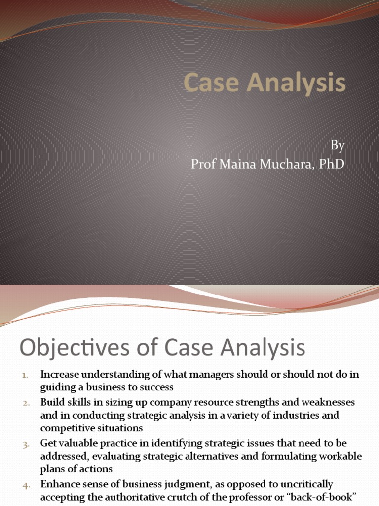 Case Analysis | PDF | Analysis | Experience