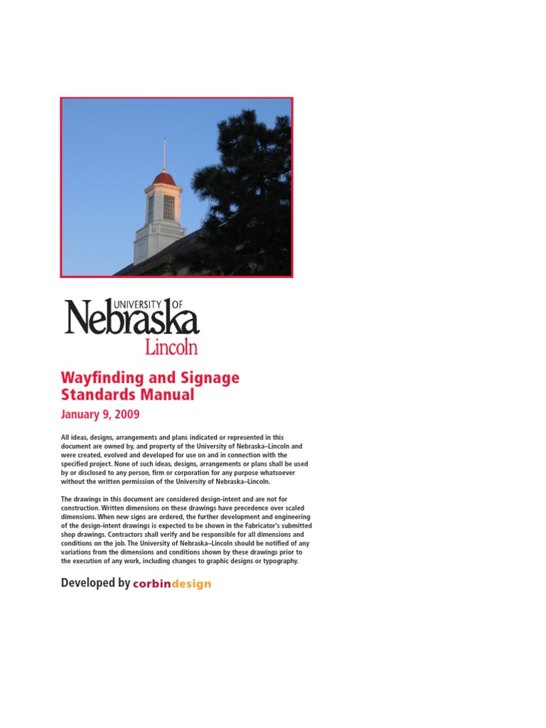 Wayfinding and Signage Standards Manual 2009 | PDF