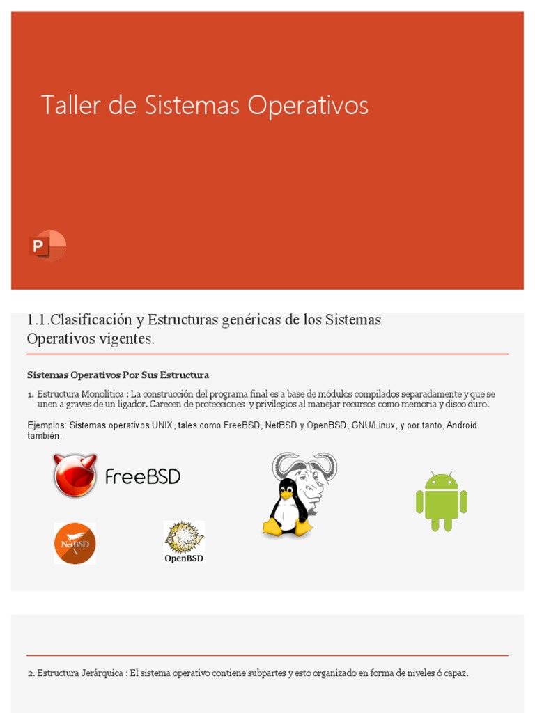 Introduccion A Los Sistemas Operativos | PDF | Virtualización | Sistema ...