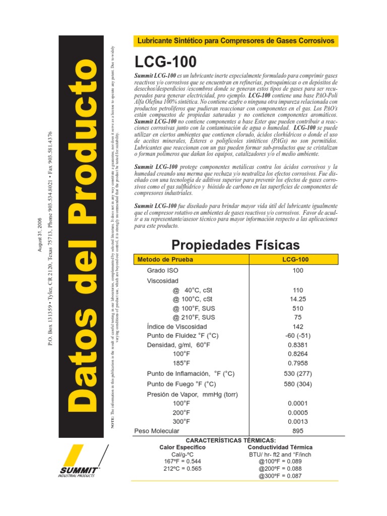 LCG-100 Spanish | PDF