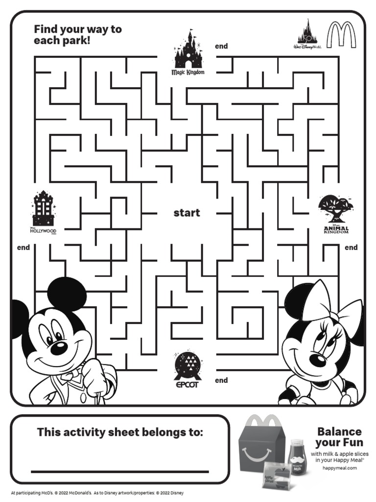 WDWParksTour Activities | PDF | Walt Disney | The Walt Disney Company