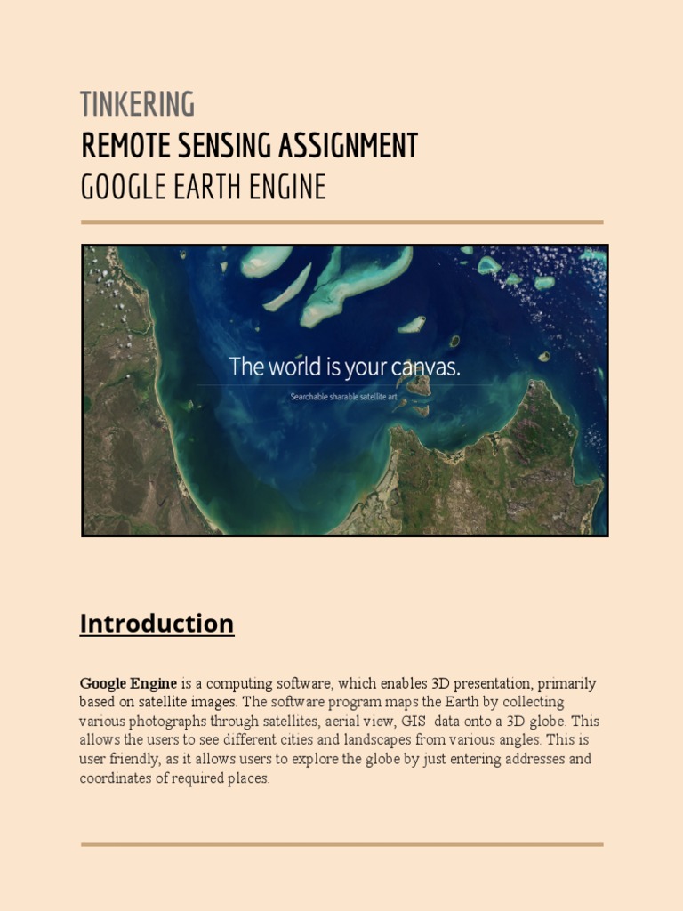 Remote Sensing | PDF | Remote Sensing | Earth Sciences